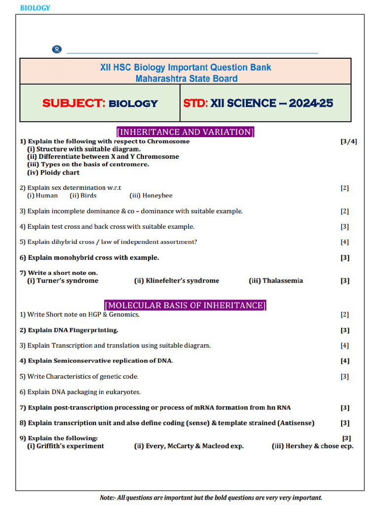 Biology Importance 2025 | PDF