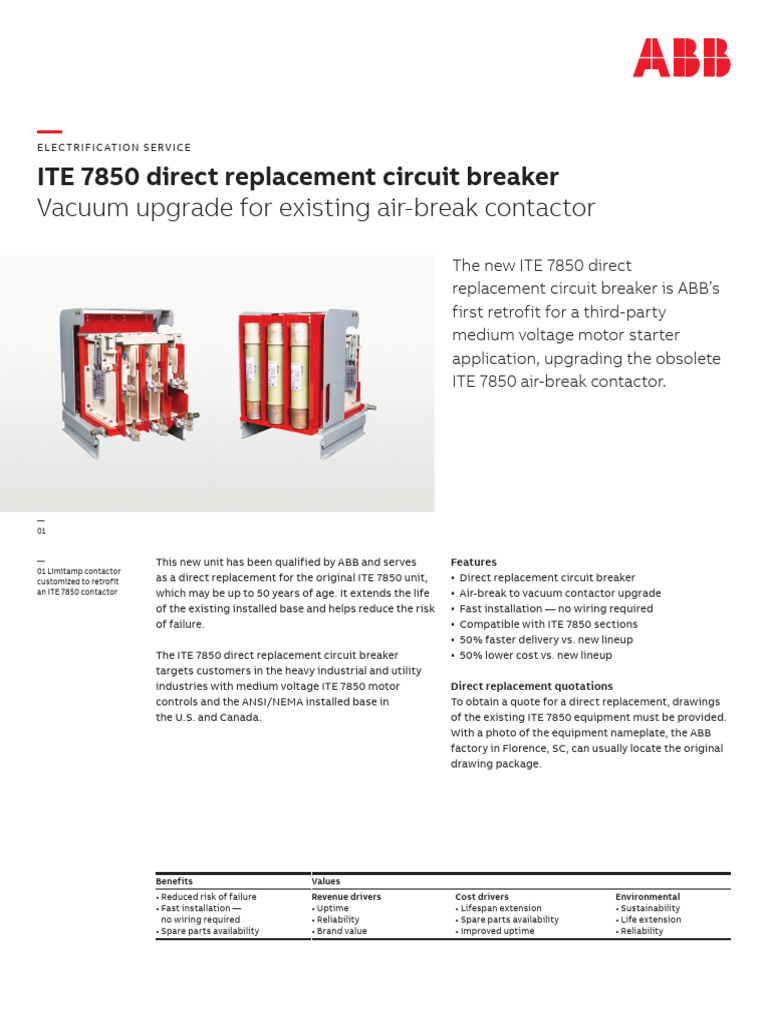 9AKK108469A2925 REV B - ITE 7850 Direct Replacement | PDF | Electricity ...