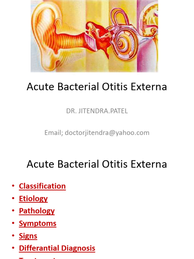 Acute Bacterial Otitis Externa | PDF