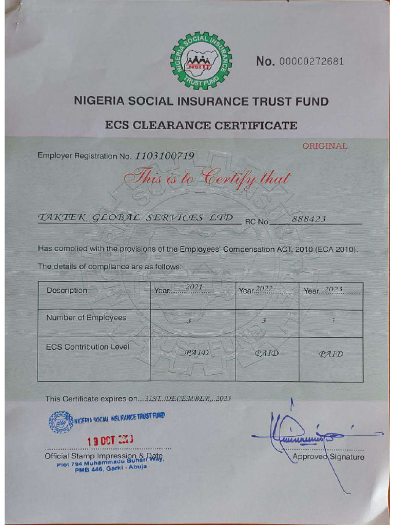 Nsitf 2023 New | PDF