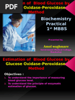 Estimation of Blood Glucose by GOD & POD Method | PDF | Glucose ...