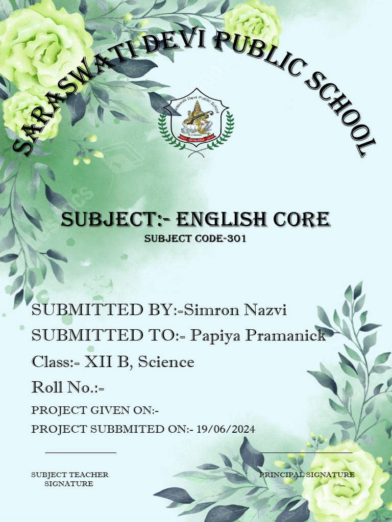 Principal Signature Certificate | PDF