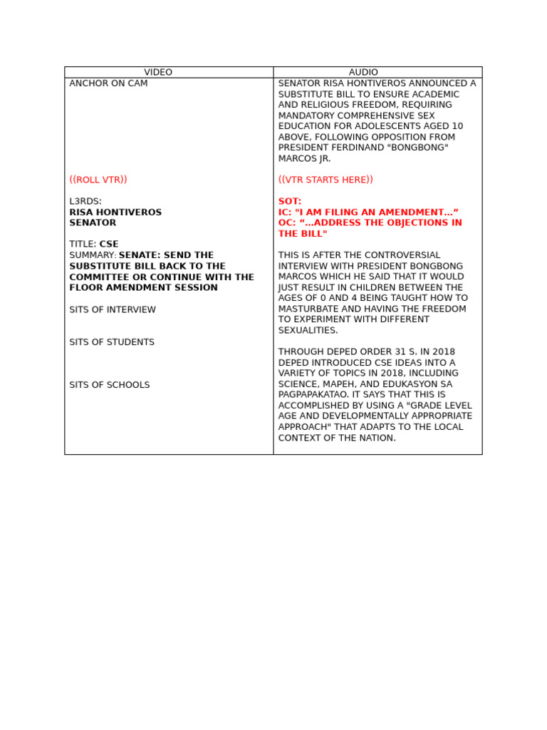 ( (ROLL VTR) ) ( (VTR Starts Here) ) | PDF