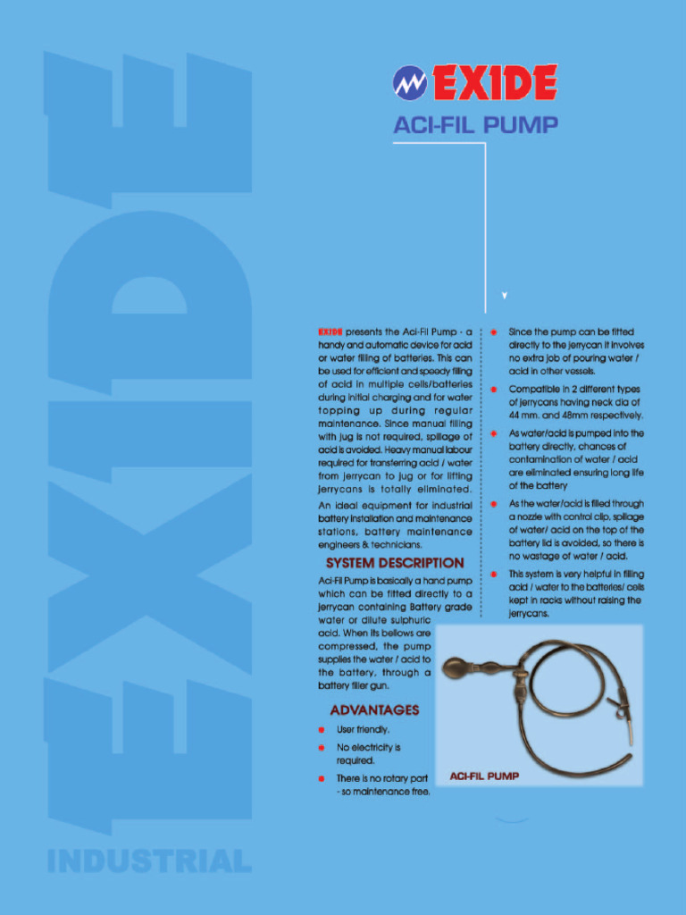 ACI FIL System Catalogue | PDF
