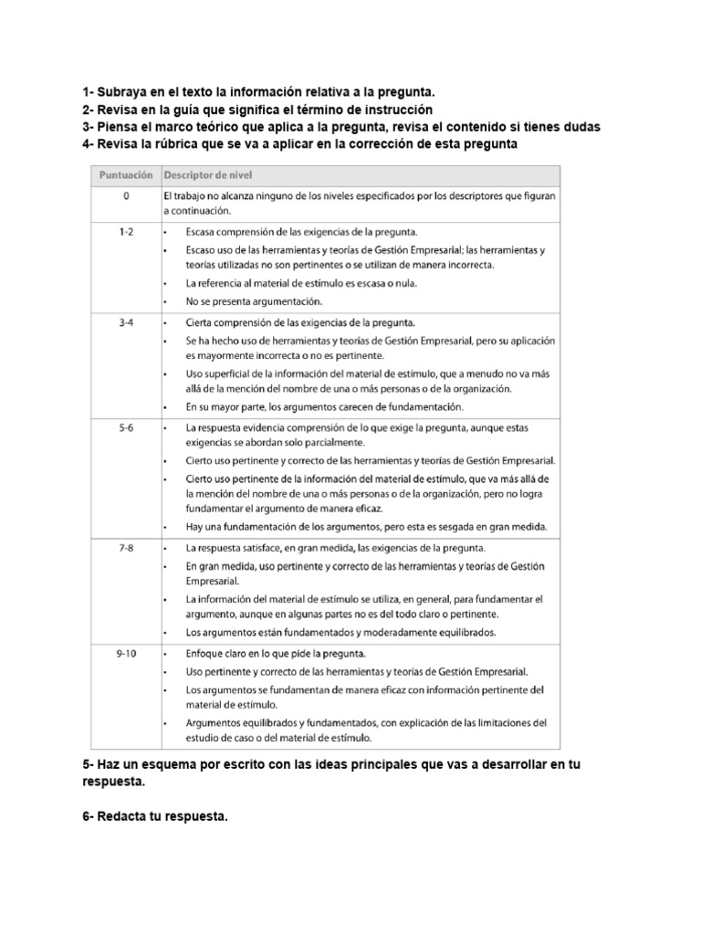 Guía para Responder Preguntas Académicas | PDF