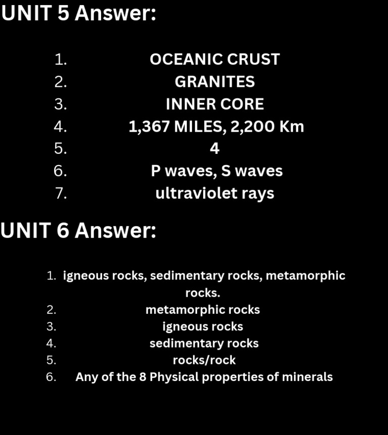 Oceanic Crust and Rock Types | PDF