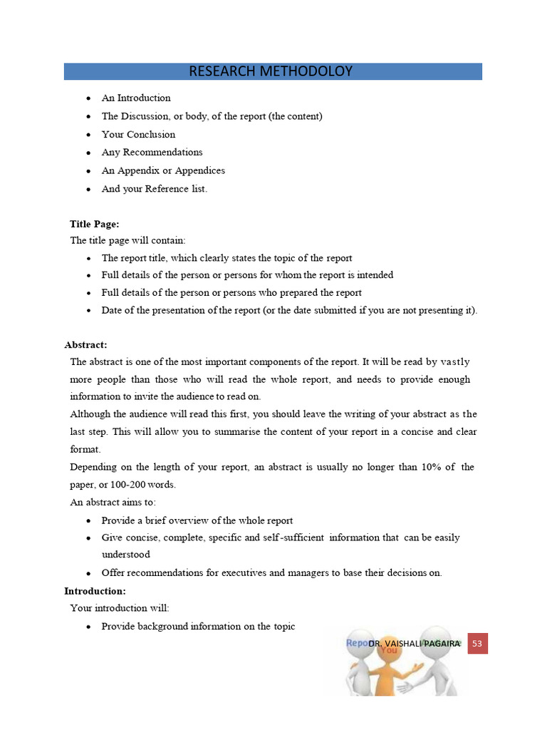 Research Report Writing Guide | PDF | Methodology | Data