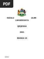 Isizulu Inkondlo Lesson Plan | PDF