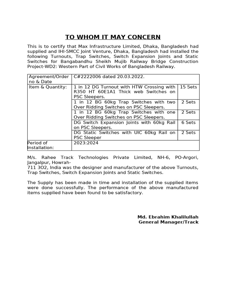WD 2 Certificate | PDF