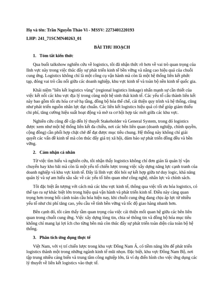 Bài Thu Ho CH | PDF