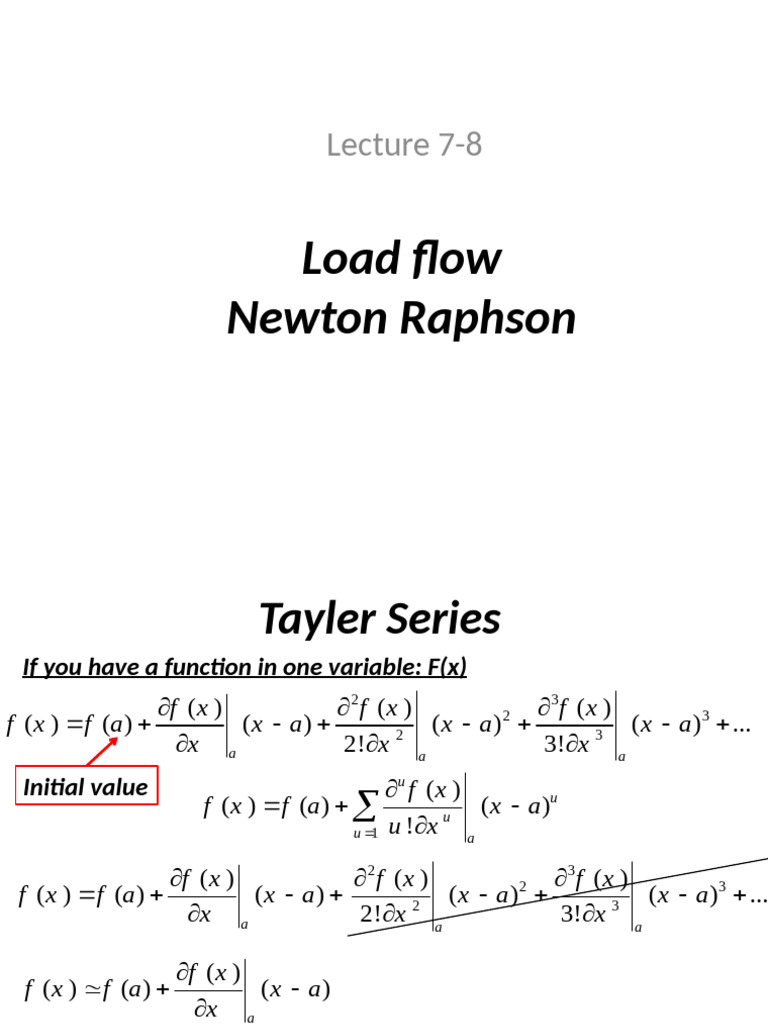 Slide (7) Newton Raphson 2 | PDF | Applied Mathematics | Mathematical Analysis