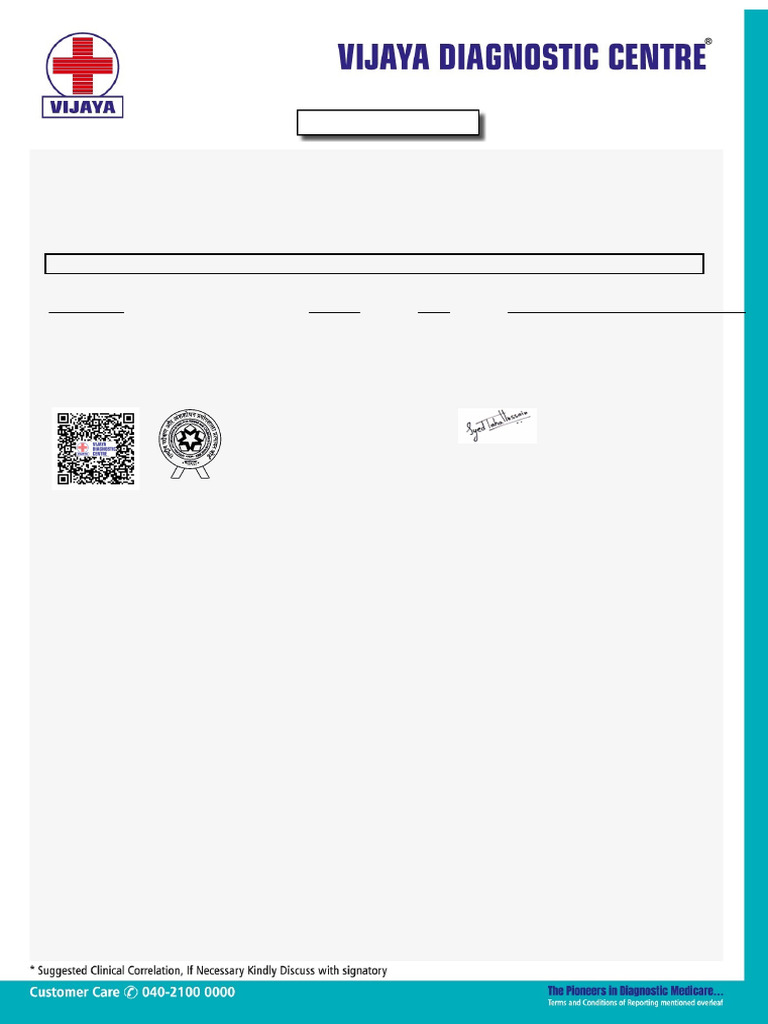 Report - Asmath Nasreen(240100087237) | PDF | Thyroid Stimulating ...