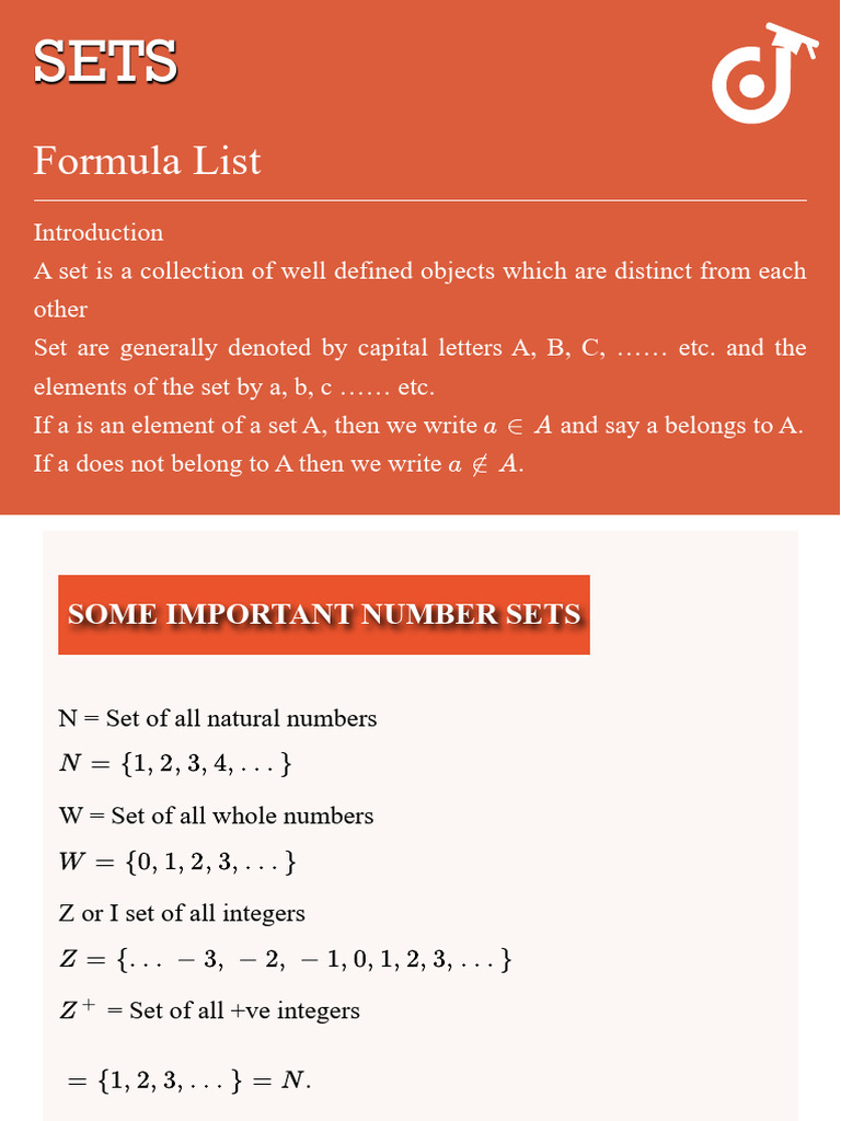 Set Theory Basics for Students | PDF | Set (Mathematics) | Empty Set