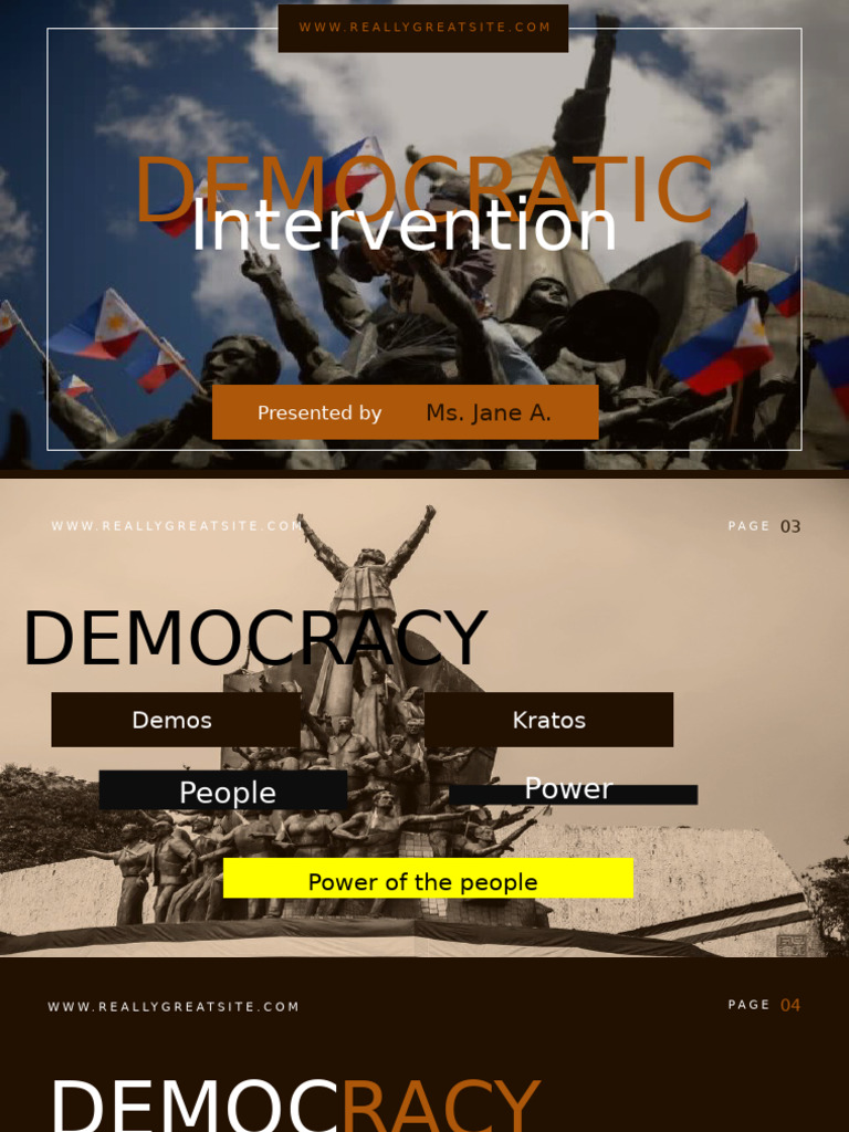 Democratic Intervention 1 | PDF | Democracy | Political Ideologies
