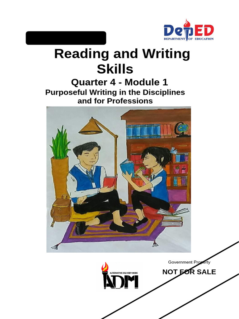 Q4 Reading Writing Module 1 Version 4 Final | PDF | Argument | Résumé