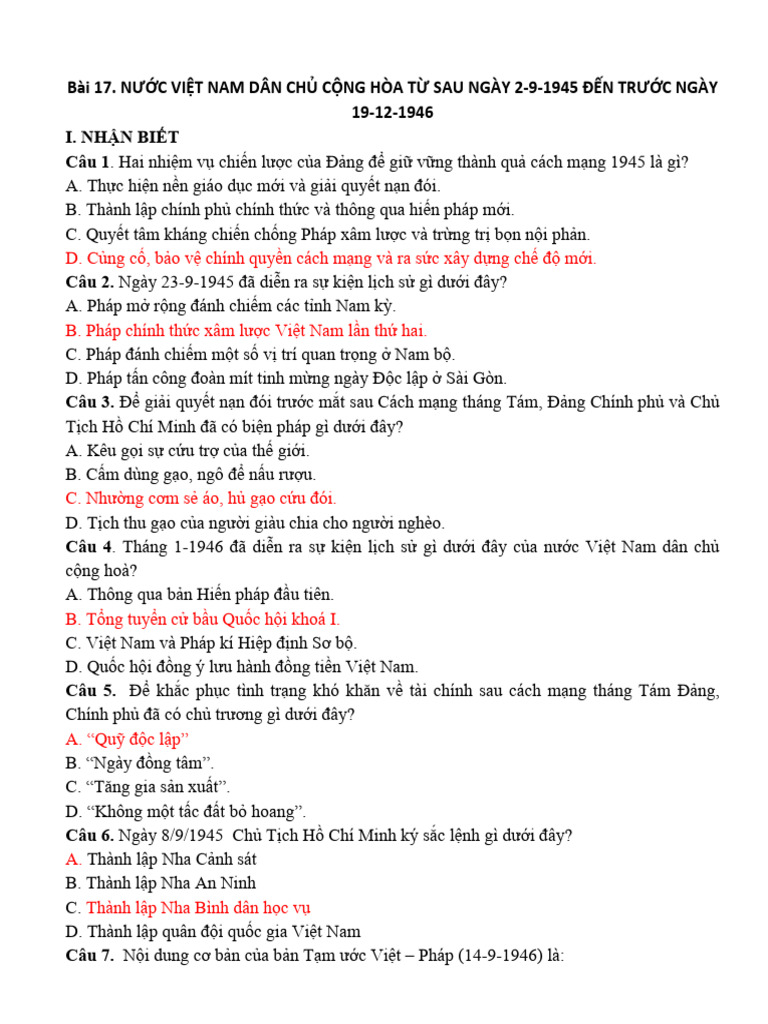 Đề Cương Thi HKII-Sử 12-KHTN-2023 | PDF