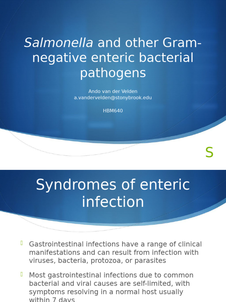 Gram-Negative Enteric Pathogens Overview | PDF | Diarrhea | Infection