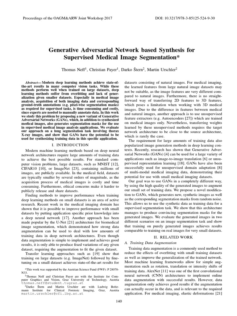Medical Image Segmentation | PDF | Image Segmentation | Deep Learning