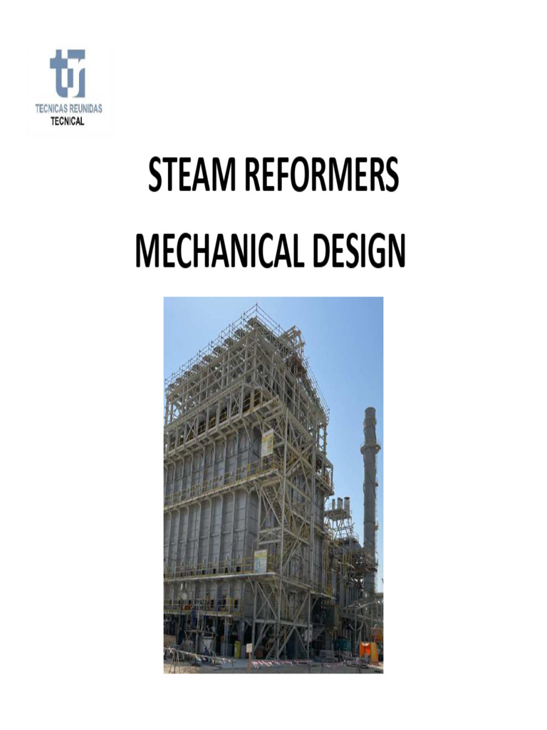 Steam Reformers 1 1 | PDF | Boiler | Energy Technology