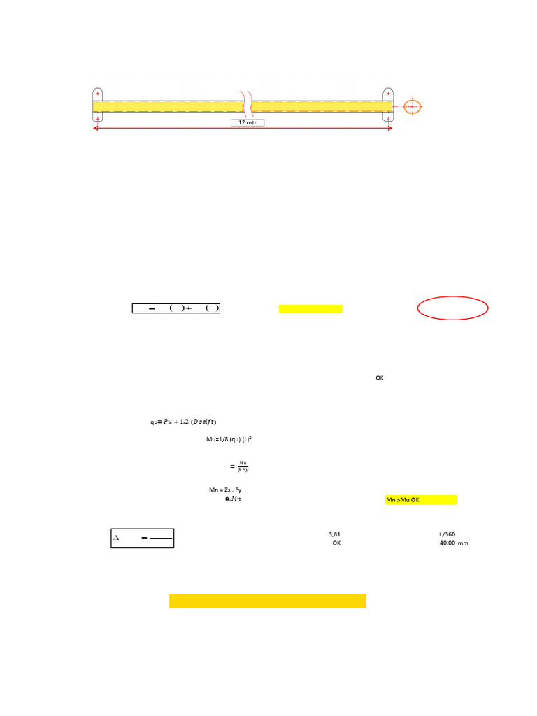 Calculation Spreader Beam | PDF | Bending | Materials