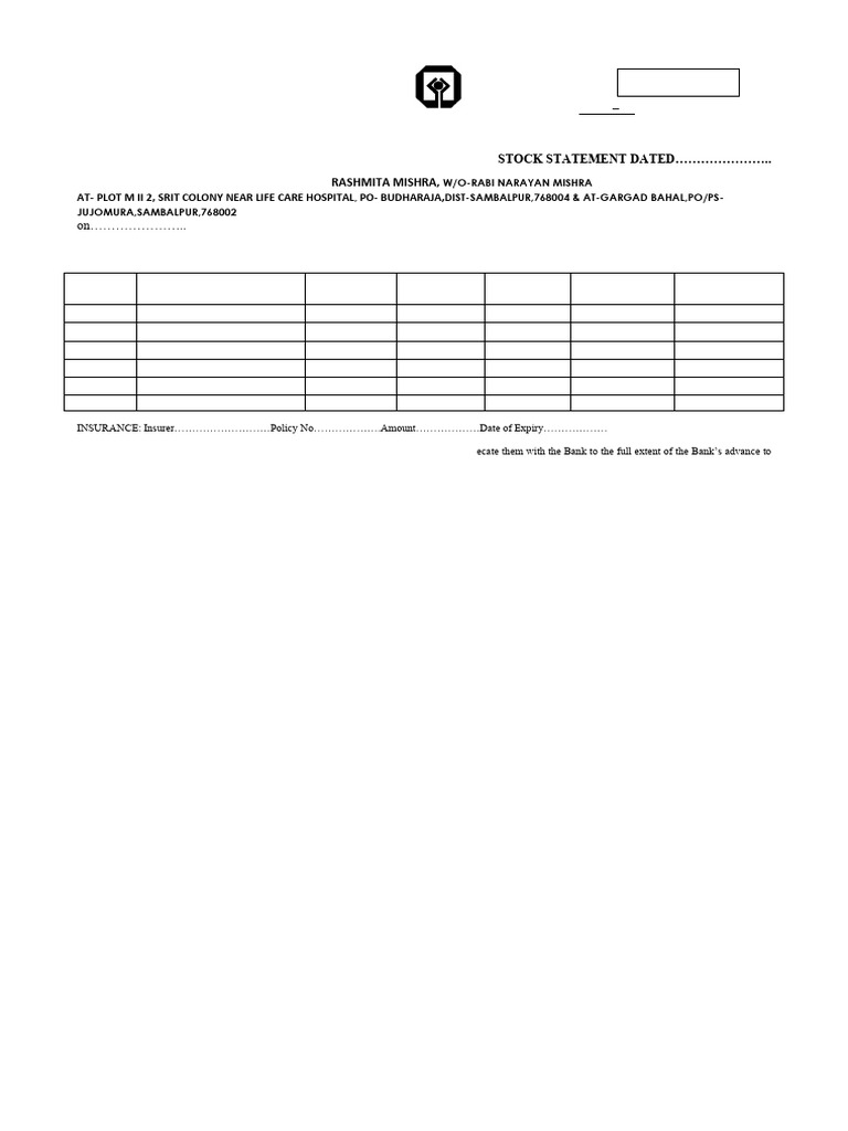 DOC-20250220-WA0010 Uco Bank Stock Statement Form | PDF | Private Law | Business
