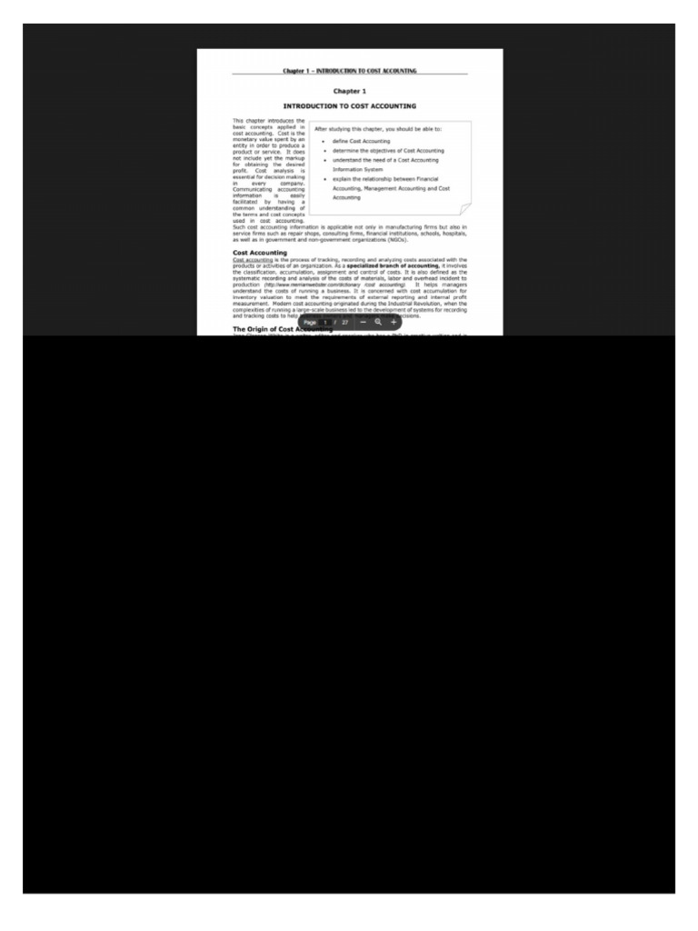Chapter-1 - Cost Acctg Introductionpdf - Google Drive-Fpscreenshot | PDF
