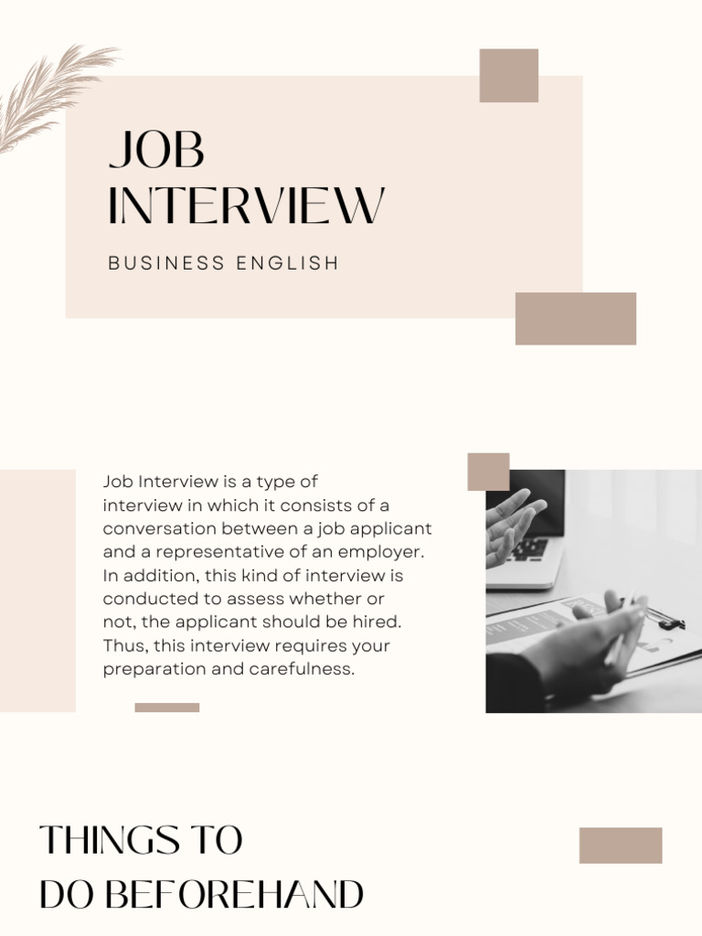 Job Interview | PDF | Job Interview | Cognition
