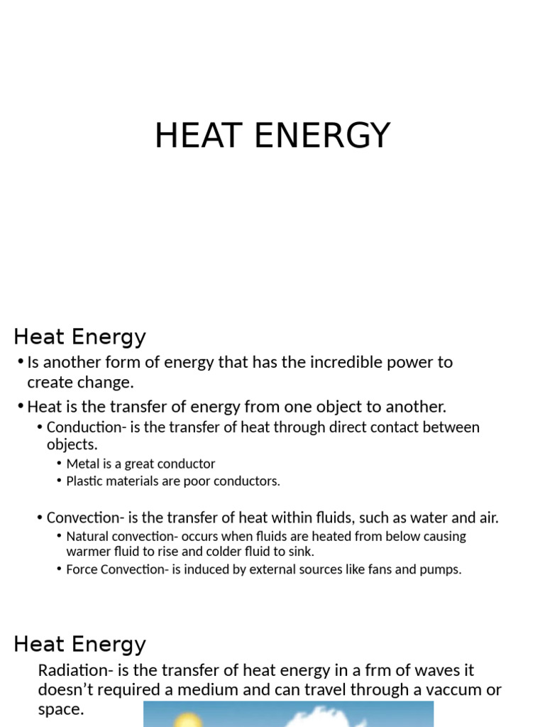 Heat Energy | PDF