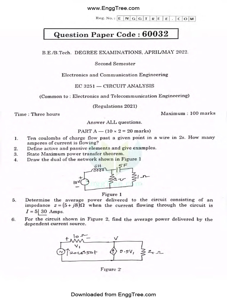 EC3251_Circuit_Analysis_QP_2022-2023_R2021 | PDF