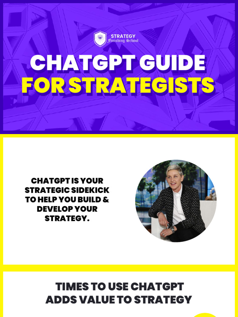 ChatGPT Guide For Strategists | PDF | Brand | Analogy
