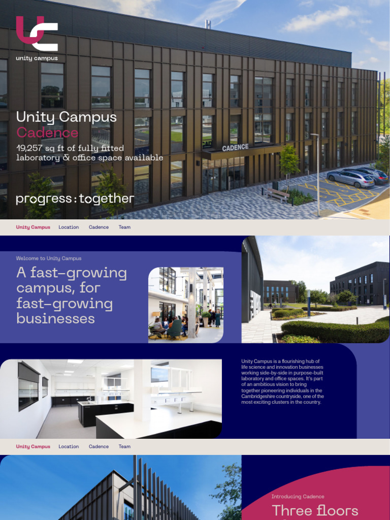 HOW2006 Unity Campus Cadence-Brochure v10-1 | PDF | Cambridge