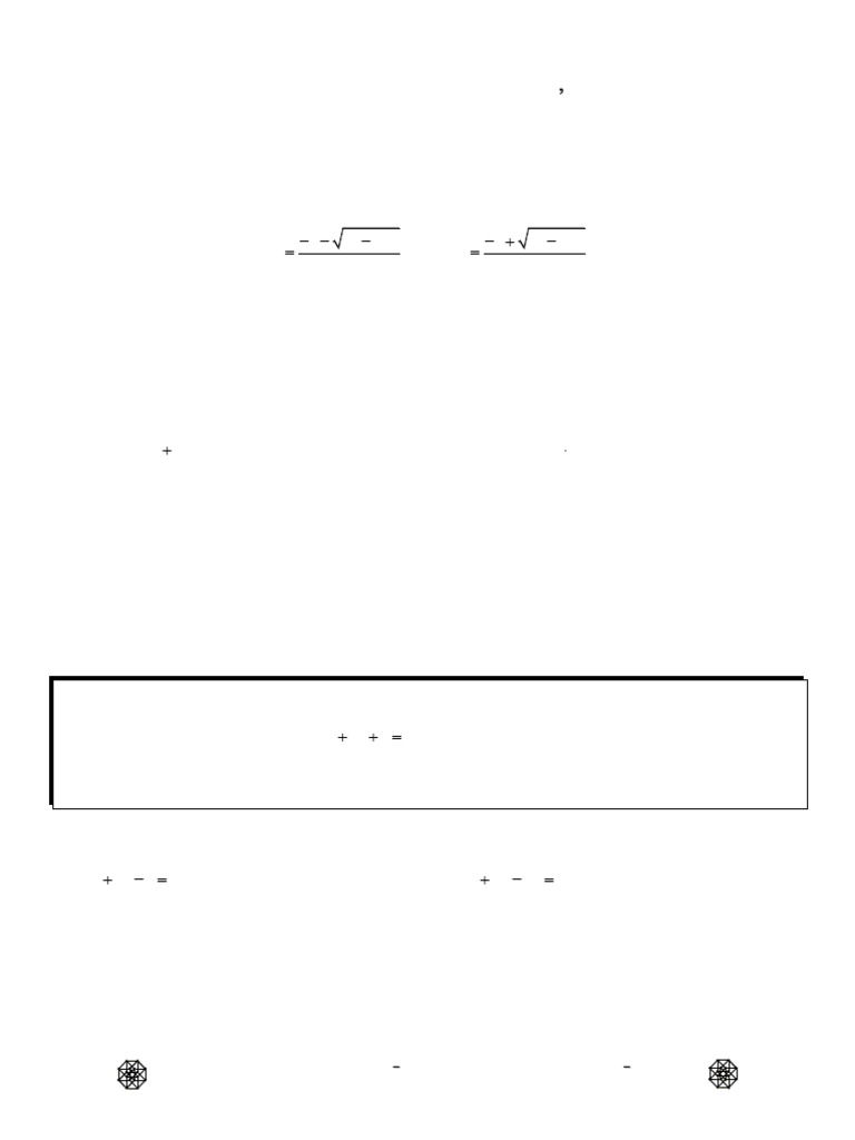 ALG2 U4L8 The Sum and Product of A Quadratics Roots | PDF | Quadratic Equation | Equations