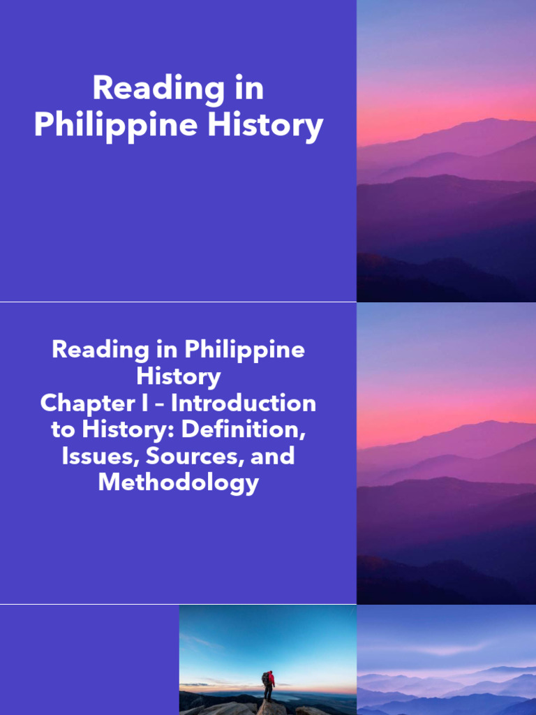 Understanding Philippine History Basics | PDF | Historian | Methodology
