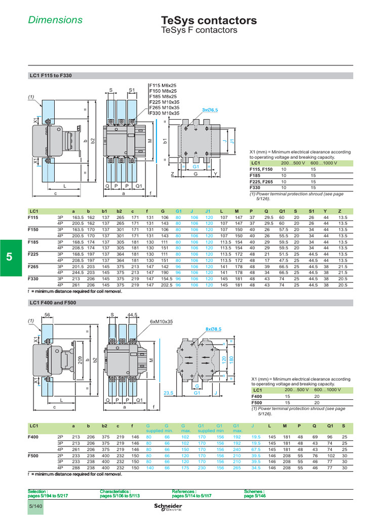 Schneider Contactor Catalogue - 141 | PDF