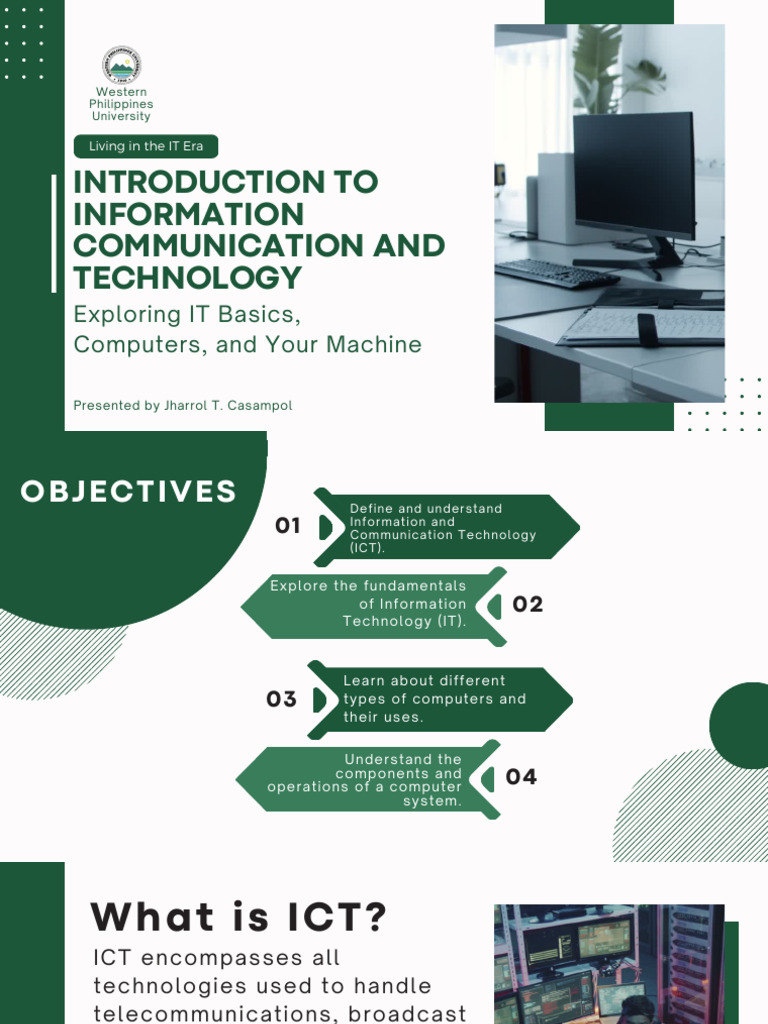 Introduction To Information Communication Technology | PDF ...