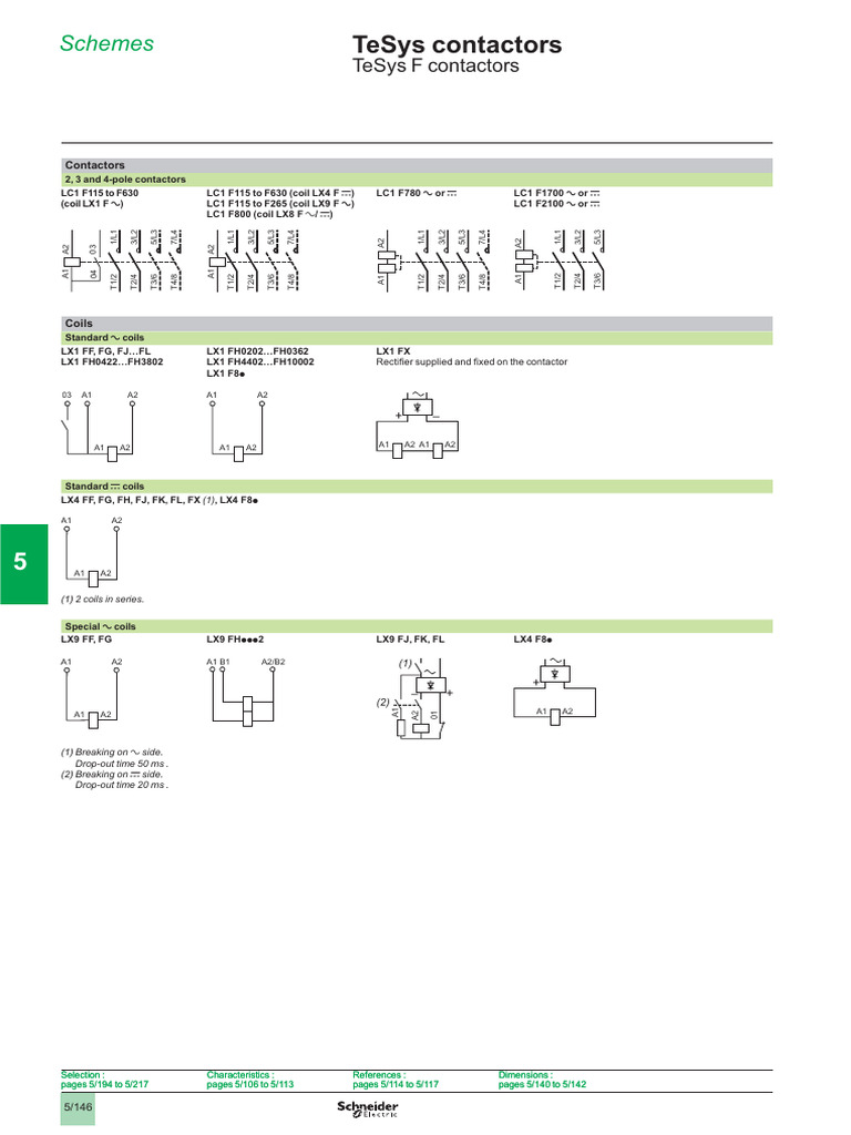 Schneider-Contactor-Catalogue_147 | PDF | Electrical Equipment ...