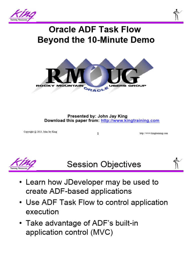 King Oracle ADF TaskFlowBeyond10MinuteDemo3 | PDF | Software | Data Management