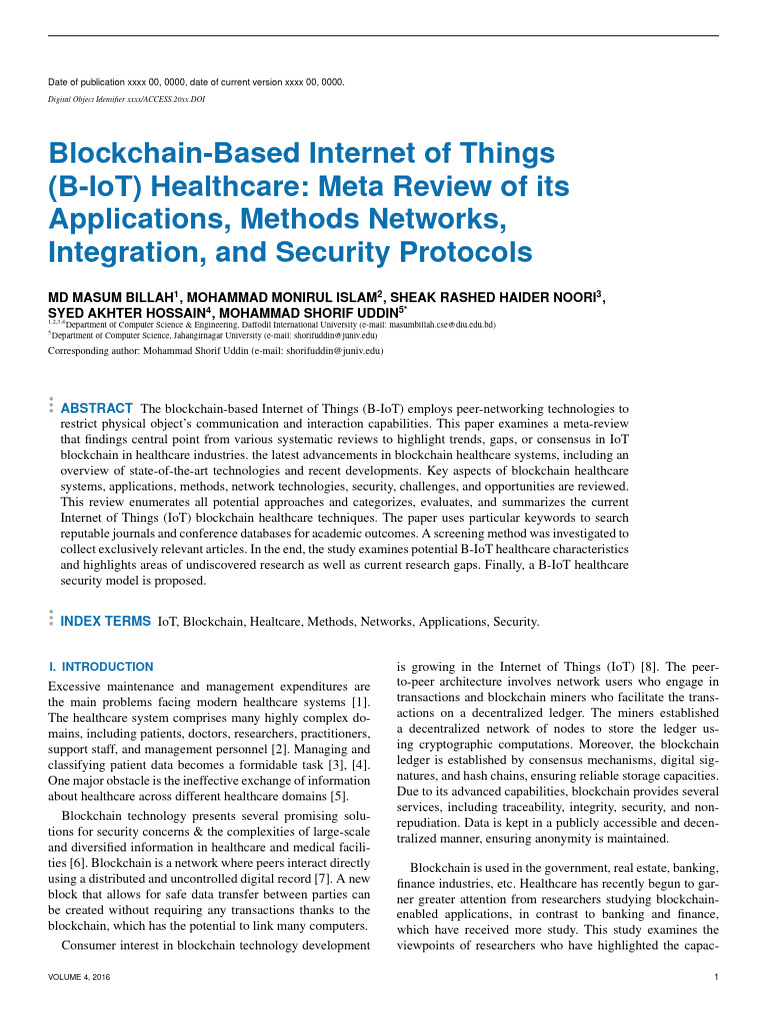 Design and Implementation of A Feasible Model For The IoT Based Ubiquitous Healthcare Monitoring ...