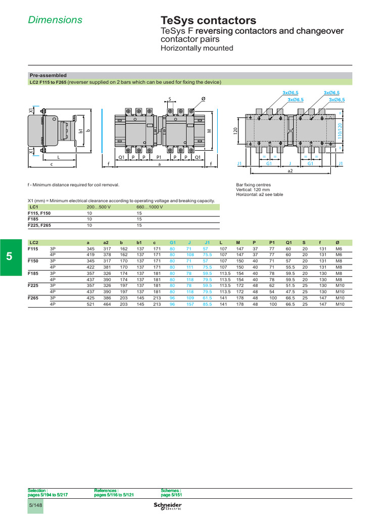Schneider Contactor Catalogue - 149 | PDF