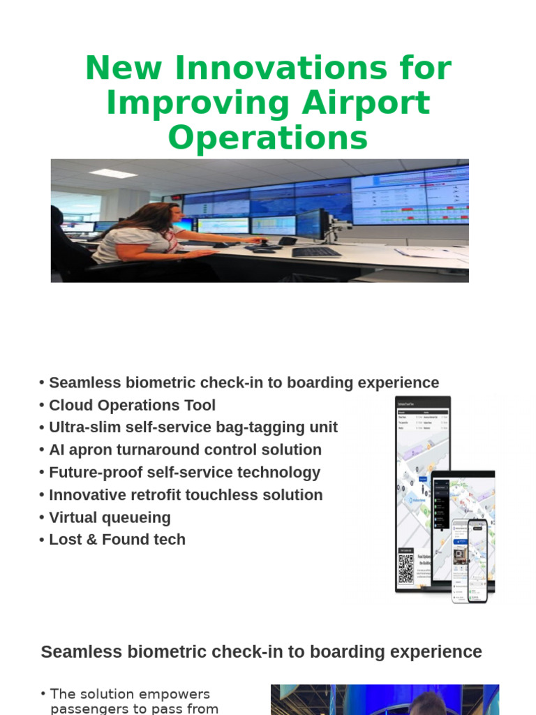 Landside Innovations For Improving Operations | PDF | Airport | Biometrics