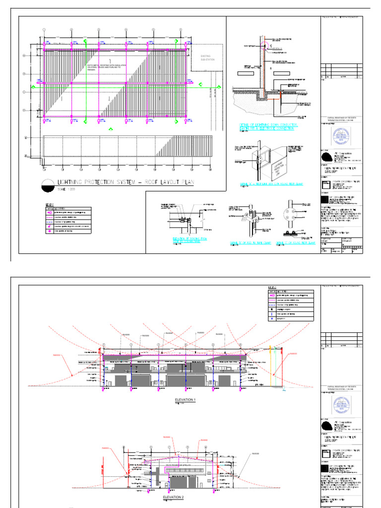 SJ0808-LPS-001 & 002 - LPS Plan and Elevation Details - Endorsed | PDF
