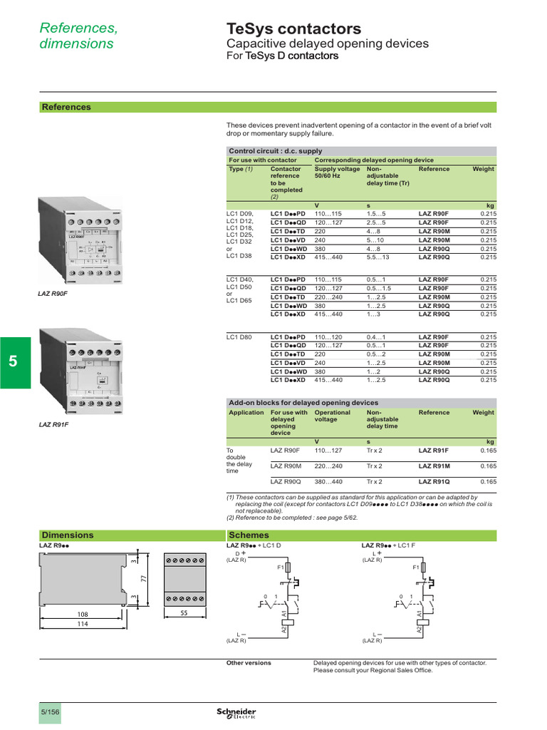 Schneider Contactor Catalogue - 157 | PDF | Electronics | Manufactured ...