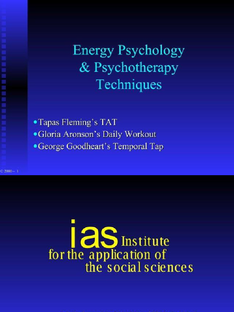 By Willem Lammers On Tapas Fleming's Energy Psychology | PDF