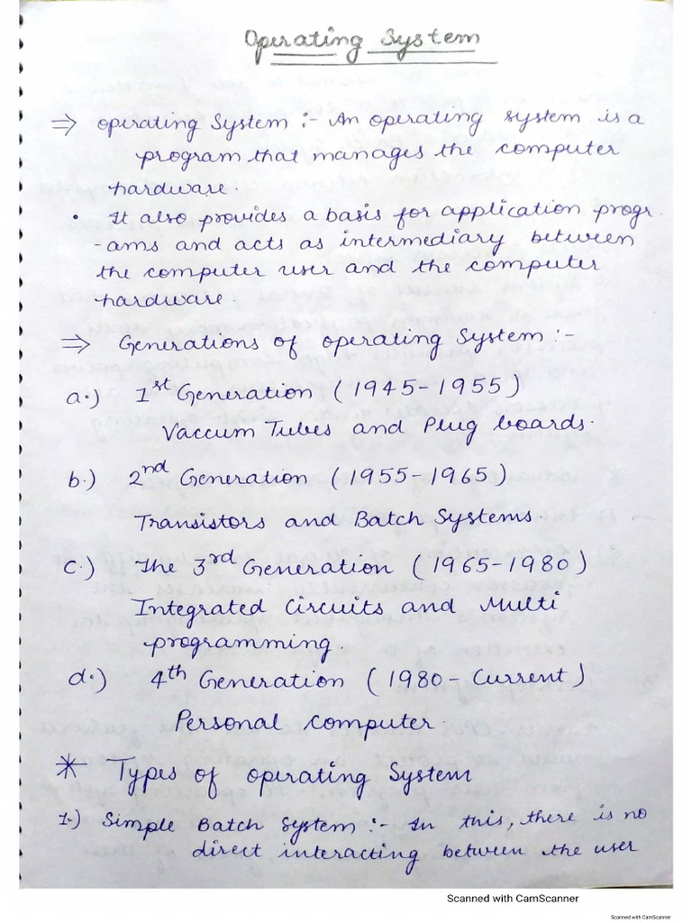 OS Notess | PDF