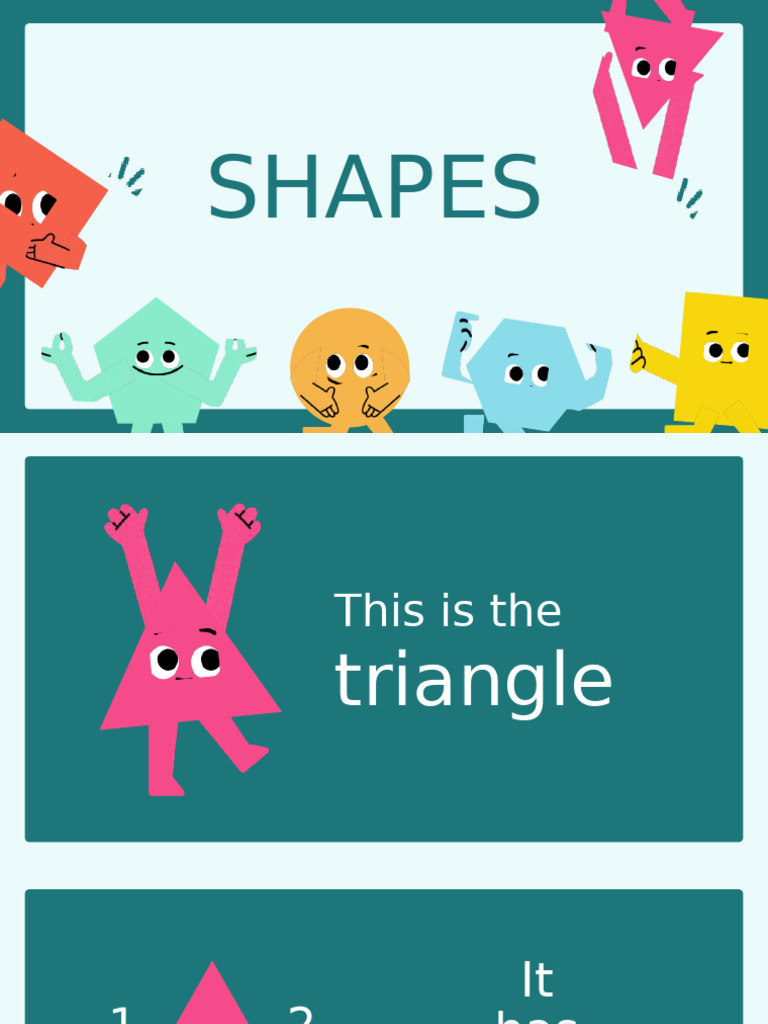 Meet The 2D Shapes Educational Presentation In Colorful Simple Style | PDF Meet The 2D Shapes Educational Presentation In Colorful Simple Style | PDF