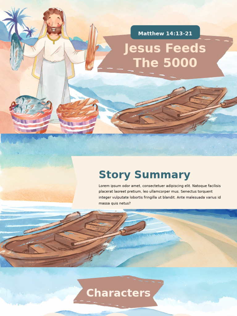 Feeding the 5000: A Biblical Tale | PDF