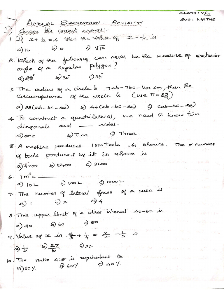 Maths 2 | PDF