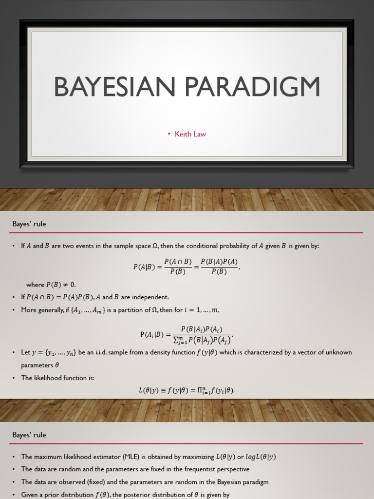 L10-Bayesian Paradigm and Black Litterman | PDF | Bayesian Inference | Covariance