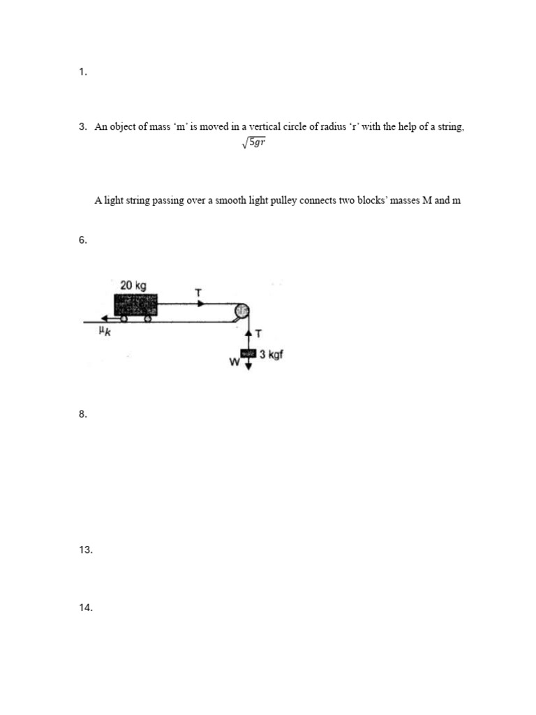 Fe Rev Lom and Work | PDF | Force | Friction