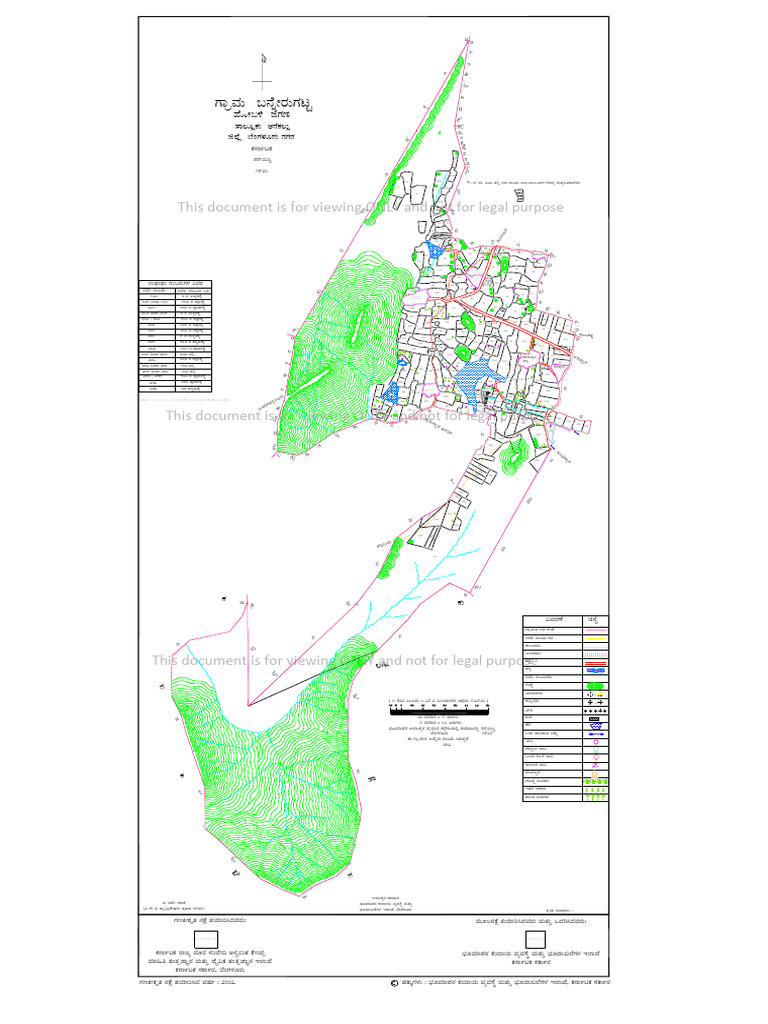 Revenue Map Bennaerghatta | PDF